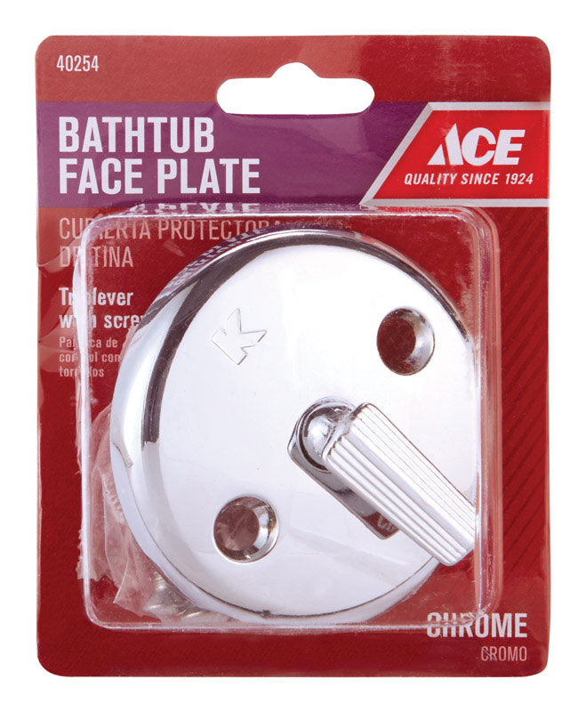 Ace 3-3/16″ Dia. Zinc Trip Lever Face Plate – Shell Lumber and Hardware