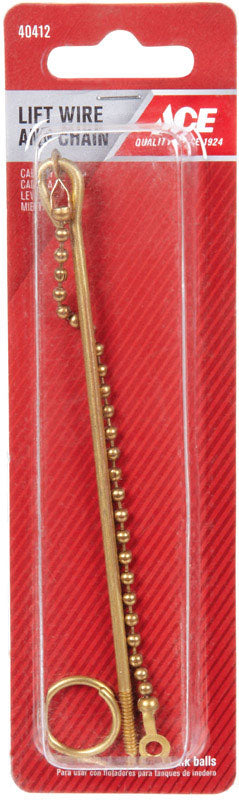 Ace Lift Wire and Chain 4 in. L Brass – Shell Lumber and Hardware