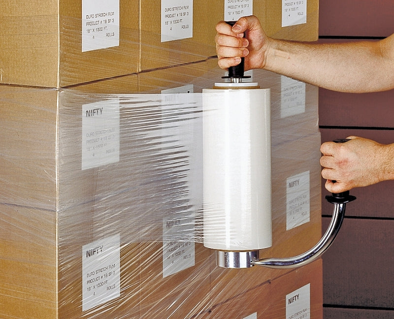 Nifty Wrapper F18SF3 Hand-Held Stretch Film, 1500 ft L, 18 in W, Clear ...