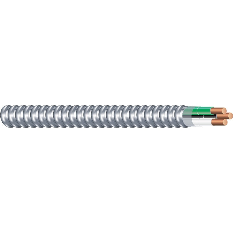 Southwire Armorlite 68580001 Armored Cable, 12 AWG Cable, 2-Conductor ...