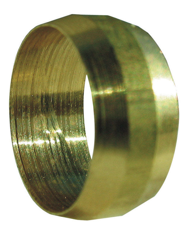 JMF 1/4 in. Dia. x 1/4 in. Dia. Brass Less than 0.25% Compression Slee ...