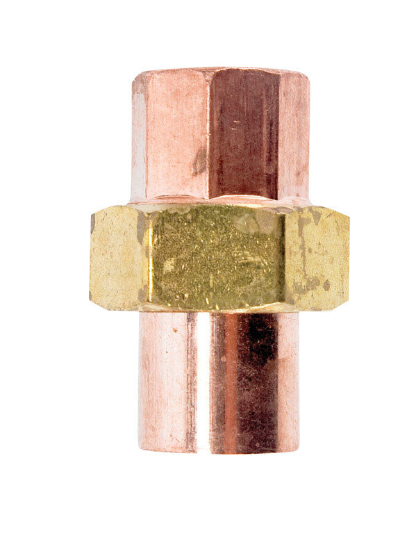 Elkhart 1/2 in. Dia. x 1/2 in. Dia. Sweat To Sweat Copper Union – Shell ...