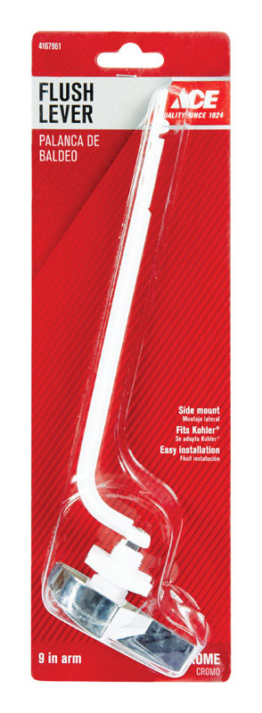 Ace Flush Lever 9 in. L Chrome – Shell Lumber and Hardware