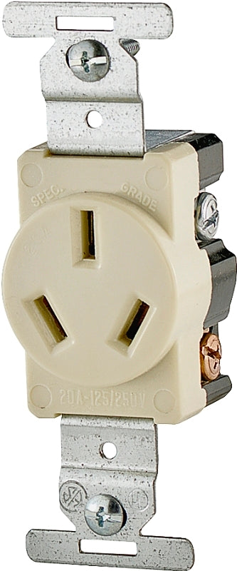 Eaton Cooper Wiring 805 805V-BOX Power Receptacle, 3 -Pole, 125/250 V ...
