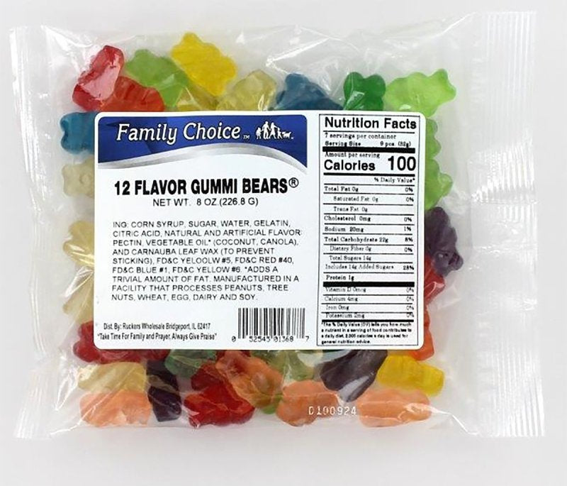 Family Choice 1128 Candy, 8.5 oz, Pack of 12 – Shell Lumber and Hardware