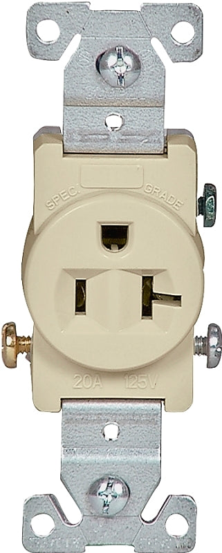 Eaton Wiring Devices 1877V-BOX Single Receptacle, 2 -Pole, 125 V, 20 A ...
