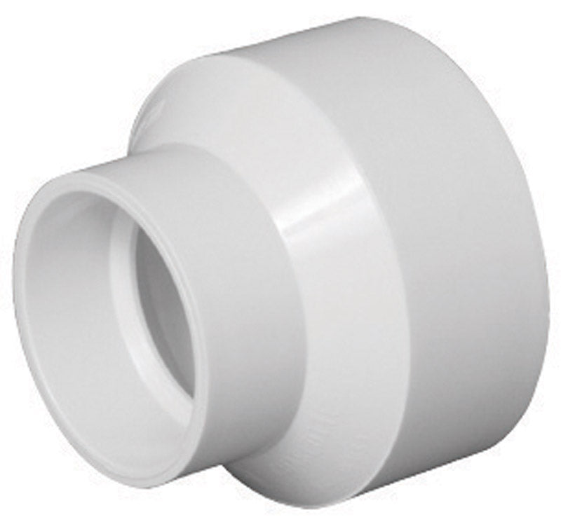 Charlotte Pipe 2 in. Dia. x 3 in. Dia. Hub To Hub Schedule 40 PVC Redu ...