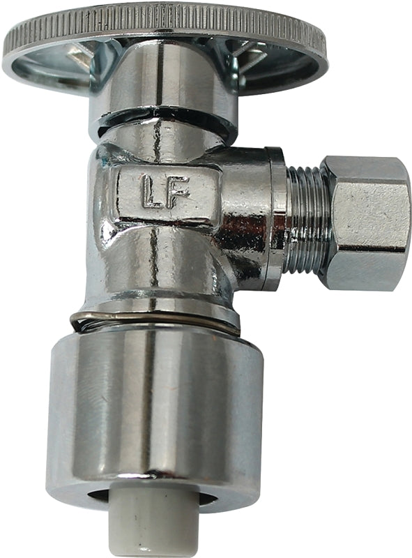 Plumb Pak PP2622POLF Stop Valve, 5/8 x 3/8 in Connection, Push-Fit x C ...