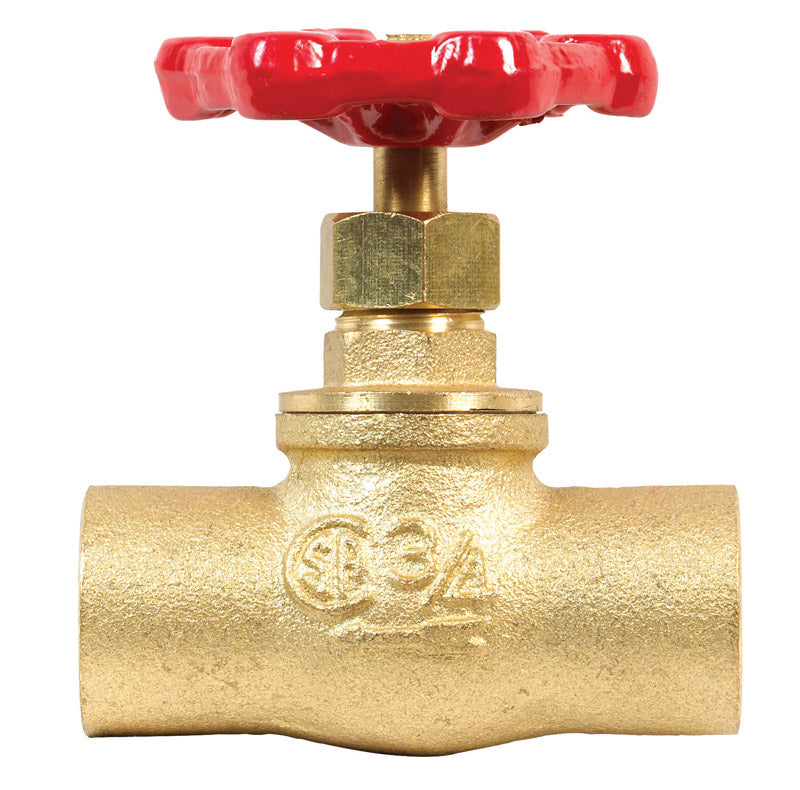 Mueller 3/4 in. x 3/4 in. Stop Valve Stop Brass – Shell Lumber and Hardware