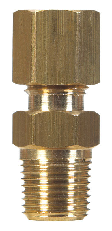 JMF 1/2 in. Dia. x 1/2 in. Dia. Brass Low Lead Compression Fitting ...