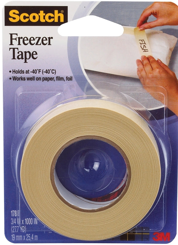 Scotch 178 Freezer Tape, Tan/Transparent – Shell Lumber and Hardware