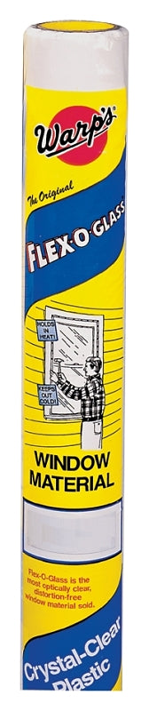 Warp's Flex-O-Glass Series NFG-4850 Window Film, 50 yd L, 48 in W, 4 T ...