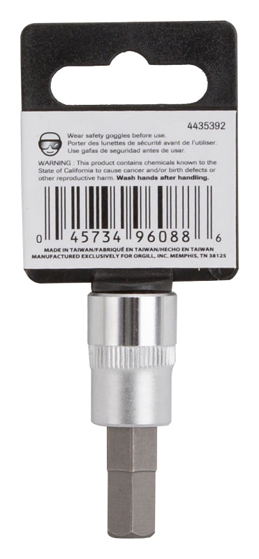 Vulcan 3506008922 Fractional Hex Bit Socket, 3/8 in Tip, 3/8 in Drive ...