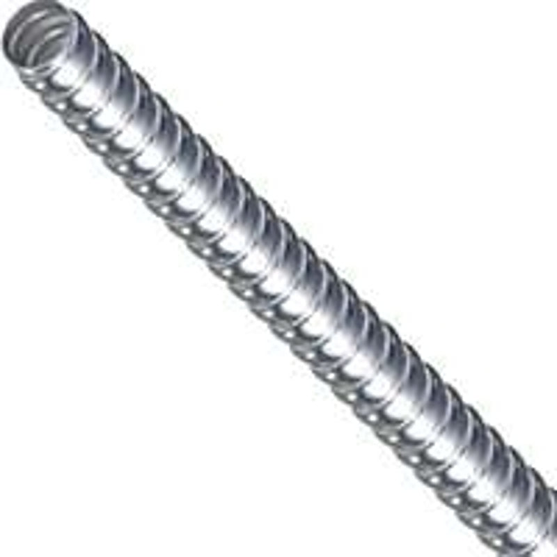 Southwire Galflex 55081802 Conduit, 1/2 in, 100 ft L, Steel, Natural ...