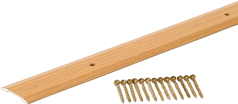 M-D 40132 Seam Binder, 36 in L, 1-1/4 in W, Aluminum, Oak – Shell ...