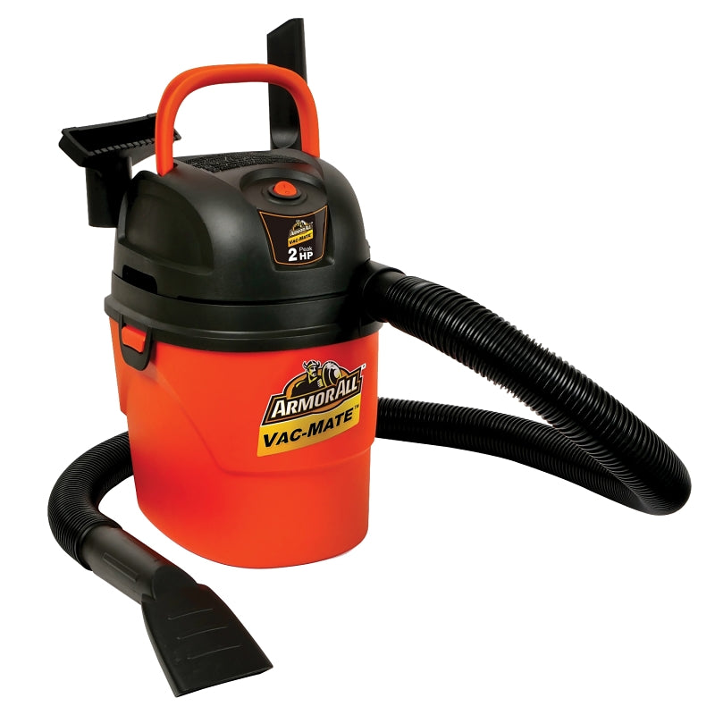 Armor All Vac-Mate AA155 Wet and Dry Vacuum, 1.5 gal, 42 cfm Air, Foam ...