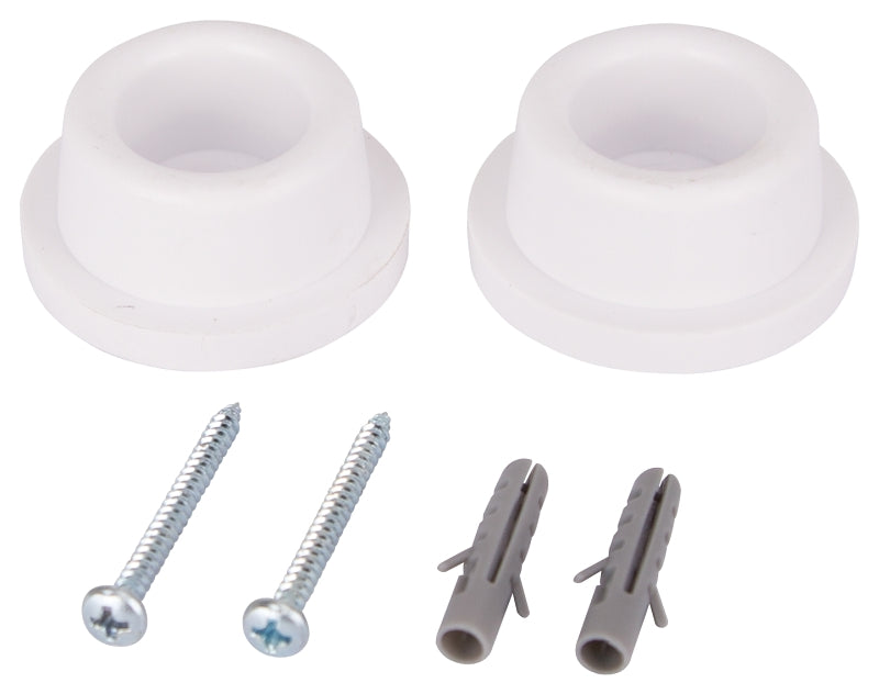 ProSource 20276PHB-PS Door Stop, 1-3/4 in Dia Base, 1-25/32 in Dia Bas ...