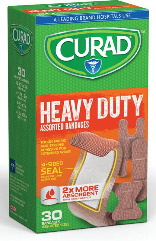 Curad CUR14924RB Adhesive Bandage, Fabric Bandage, 24/CS – Shell Lumber ...