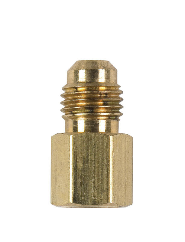 JMF 1/4 in. Flare x 1/8 in. Dia. Female Brass Flare Adapter – Shell ...