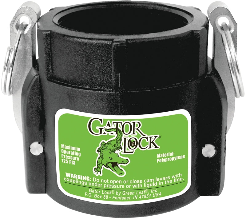 Green Leaf 200D/GLP200DNL Cam Lever Coupling, 2 in, Female x FNPT, Pol ...