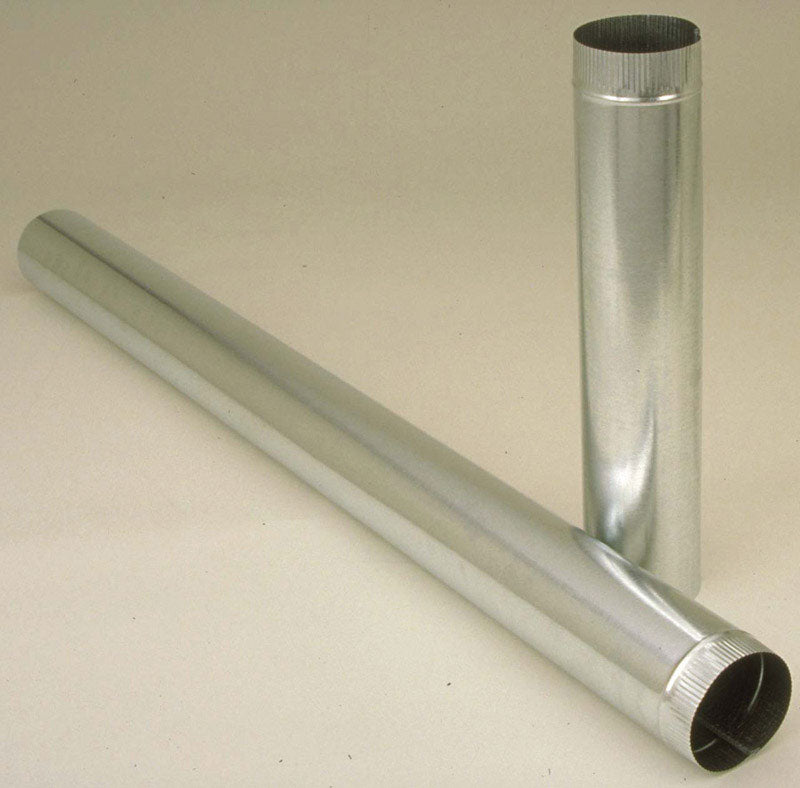 Imperial Manufacturing 6 in. Dia. x 24 in. L Galvanized Steel Furnace ...