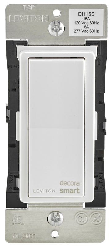 Leviton D215S-R02-1RW Rocker Light Switch, 15 A, 120 VAC, 3-Way, Wi-Fi ...