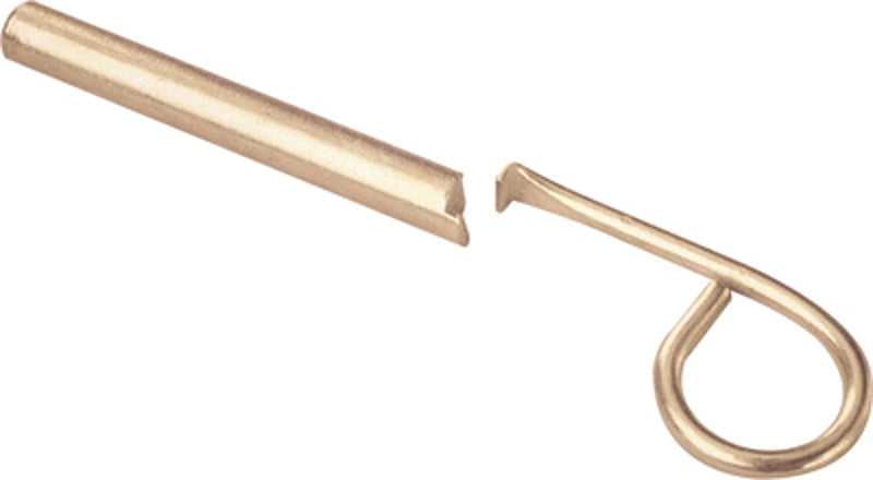 Defender Security U 9845 Window Sash Pin Lock, 2-1/2 in L, Steel, Bras ...