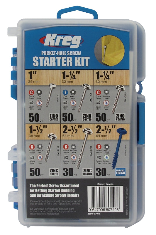 Kreg SK04 Screw Starter Kit, Steel – Shell Lumber and Hardware