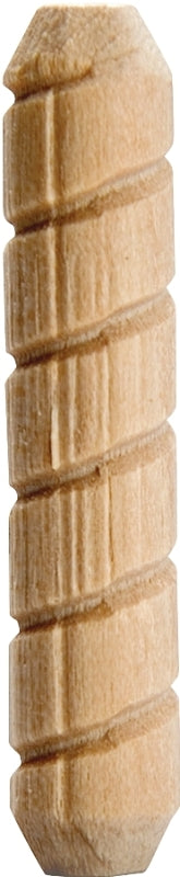 Waddell 776 Dowel Pin, 3/8 in Dia, 2 in L, Hardwood, Pack of 200 ...