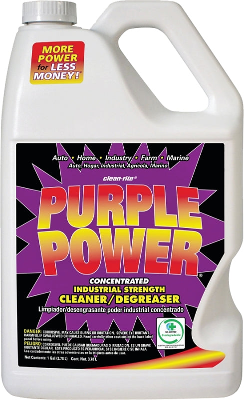 Purple Power 4320P Cleaner and Degreaser, 1 gal Bottle, Liquid, Charac ...