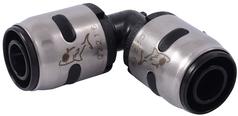 SharkBite EvoPEX K248A Pipe Elbow, 1/2 in, 90 deg Angle, 160 psi Press ...