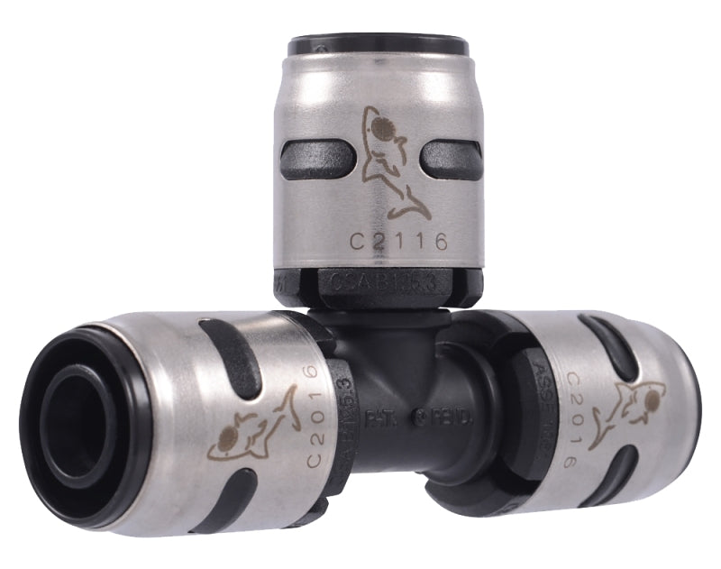 SharkBite EvoPEX K256A6 Pipe Elbow, 3/4 in, 90 deg Angle, Polymer, Bla ...