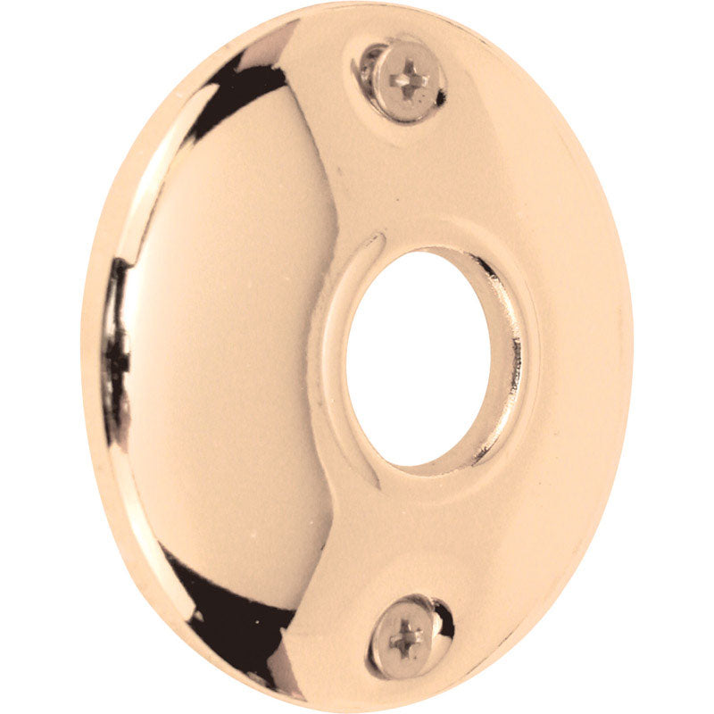 Prime-Line Rosette Rounds Brass Steel – Shell Lumber and Hardware