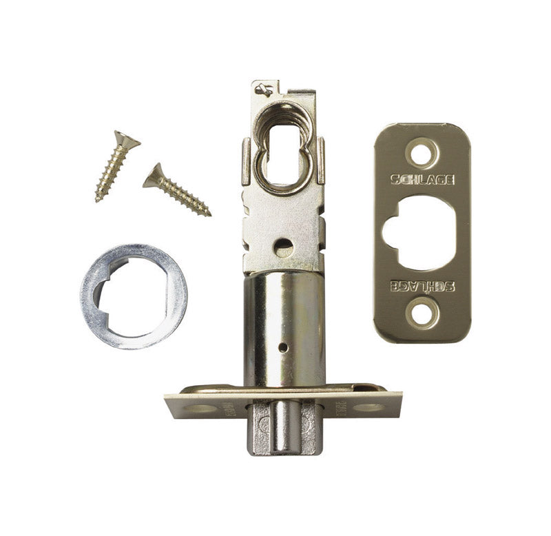 Schlage Exterior Steel Bright Brass Spring Latch – Shell Lumber and ...