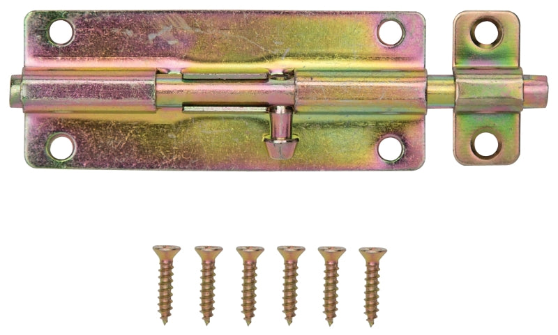 ProSource 20487CZB-PS Barrel Bolt, 0.31 Dia in Bolt Head, 5 in L Bolt ...