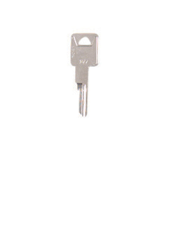 Hy-Ko Automotive Key Blank EZ# B77 Single sided Nickel-Plated Brass Fi ...
