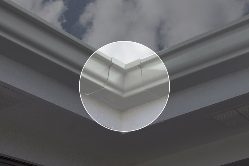 Genova 90 degree 5 in. W Vinyl K Inside Corner White – Shell Lumber and ...