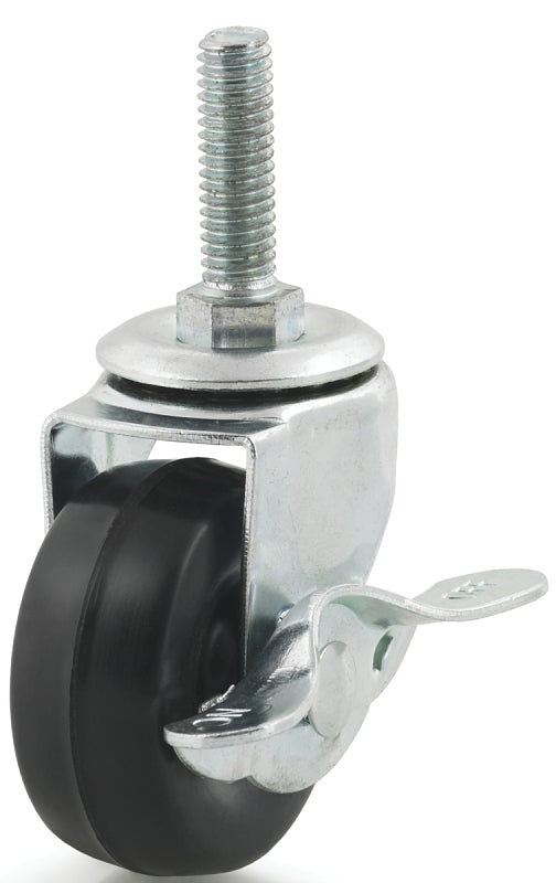 Dh Casters C-L20T2RSB Swivel Caster with Brake, 2 in Dia Wheel, 13/16 ...