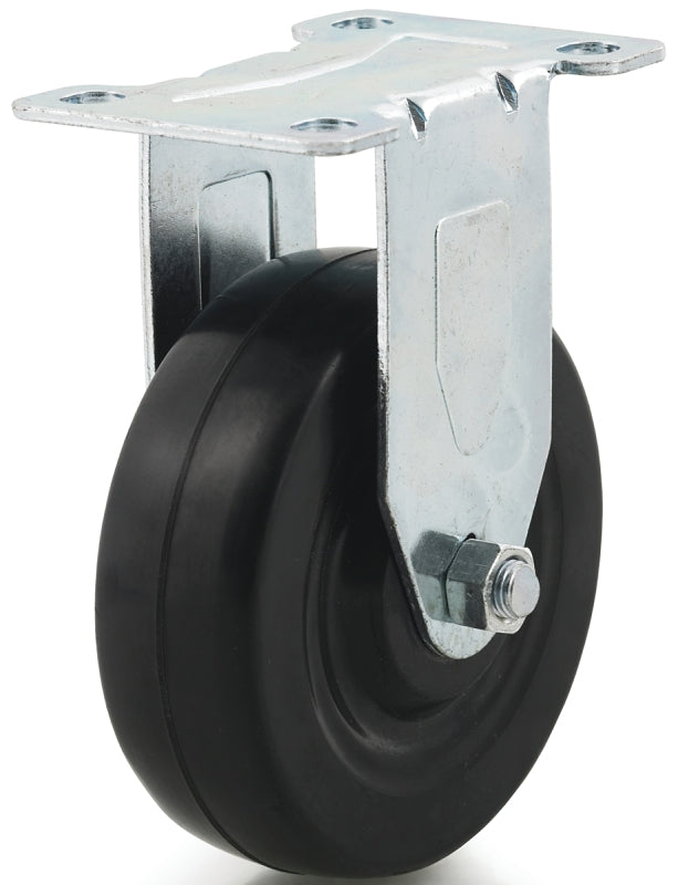 Dh Casters C-LM5P1RR Rigid Caster, 5 in Dia Wheel, 1-1/4 in W Wheel, R ...