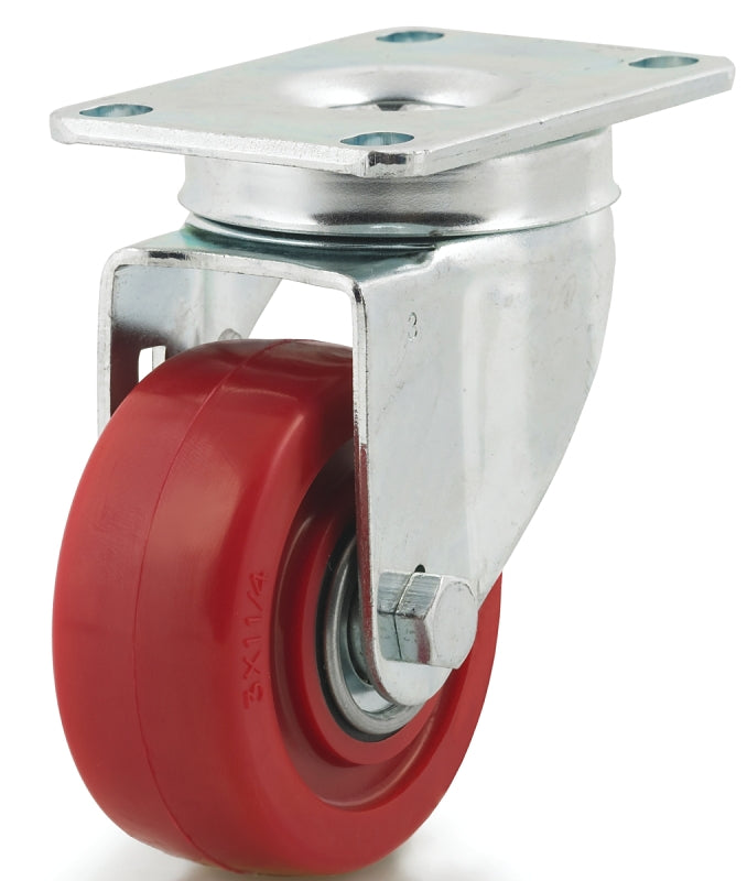 Dh Casters C-LM3P1PUS Swivel Caster, 2-3/8 x 3-5/8 in Plate, 4-1/4 in ...