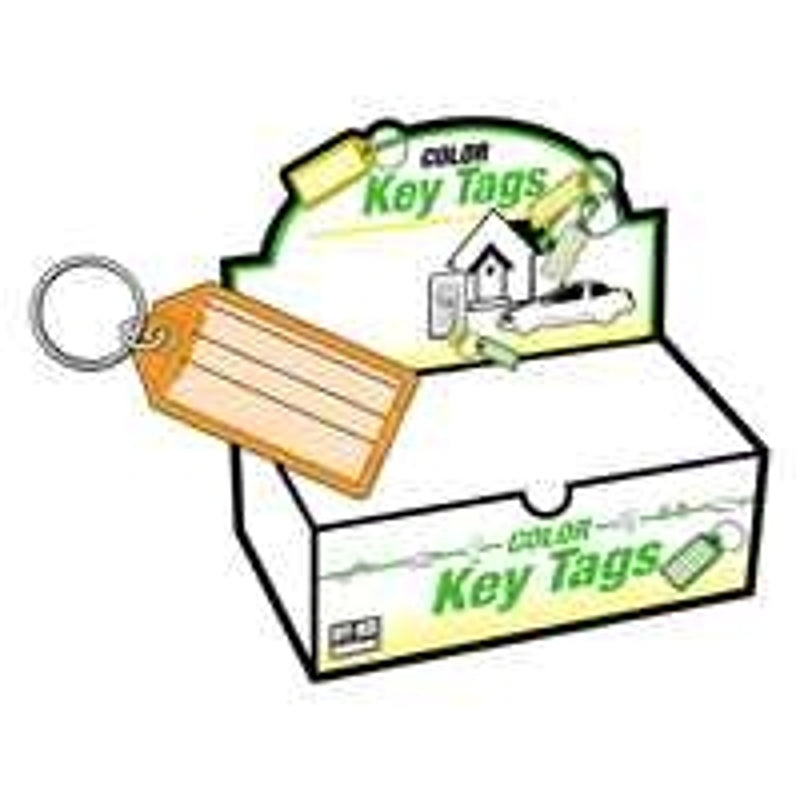Hy-Ko KB143-100 Key Identification Tag, 2.2 in H x 1.1 in W Dimensions ...