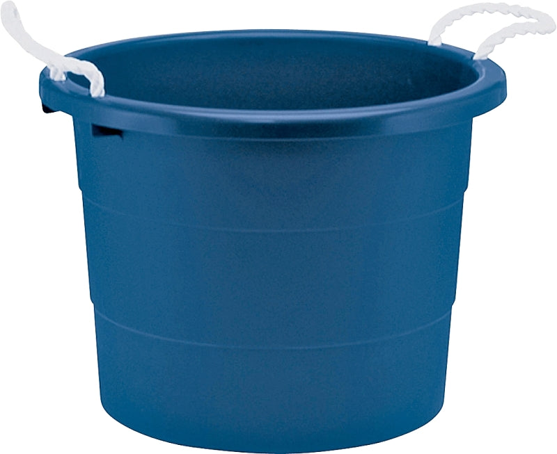 United Solutions TU0014 Utility Tub, 20 gal Capacity, Plastic, Blue, P ...