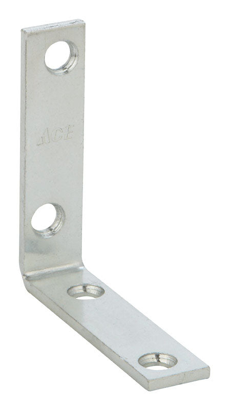 Ace Inside L Corner Brace 2-1/2 in. x 5/8 in. Zinc – Shell Lumber and ...