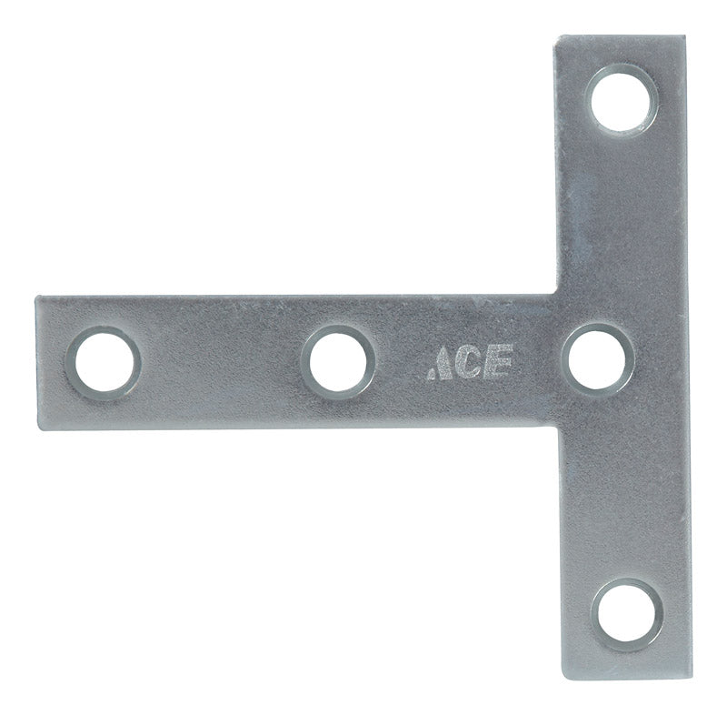 Ace Tee Plate 3 in. x 3 in. Zinc – Shell Lumber and Hardware