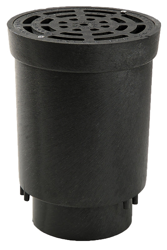 NDS FWSD69 Surface Drain Inlet, Polypropylene, Black – Shell Lumber and ...