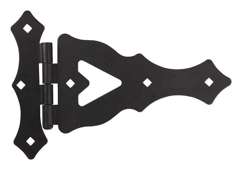 Ace 10 in. H Black 10 in. Heavy Duty Ornamental T Hinge 1 – Shell ...