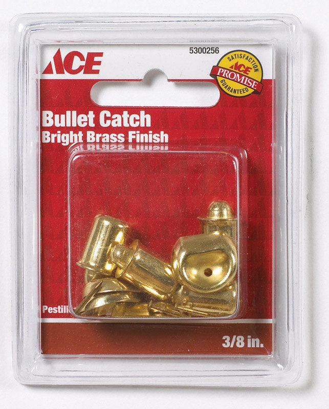 Ace Bright Brass Bullet Catch – Shell Lumber and Hardware