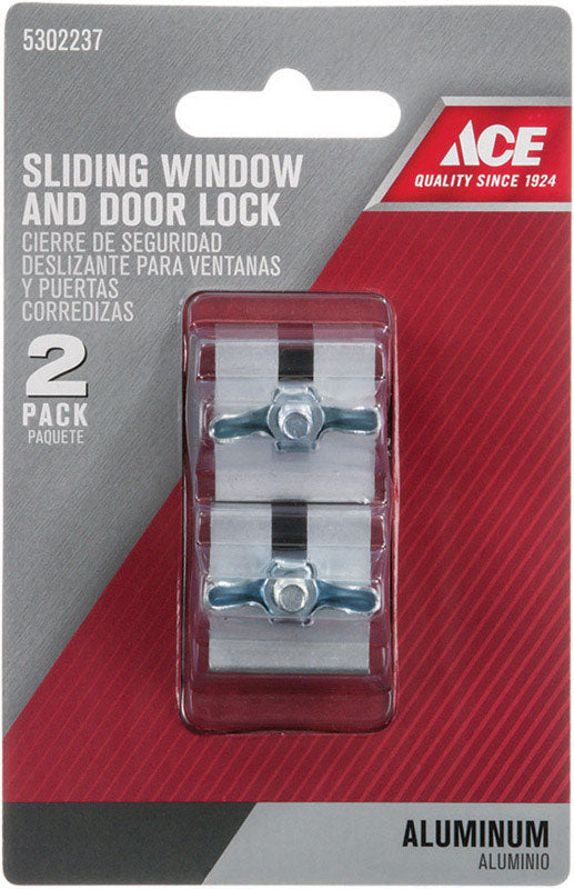 Ace Aluminum Aluminum Indoor Slide Locks – Shell Lumber and Hardware