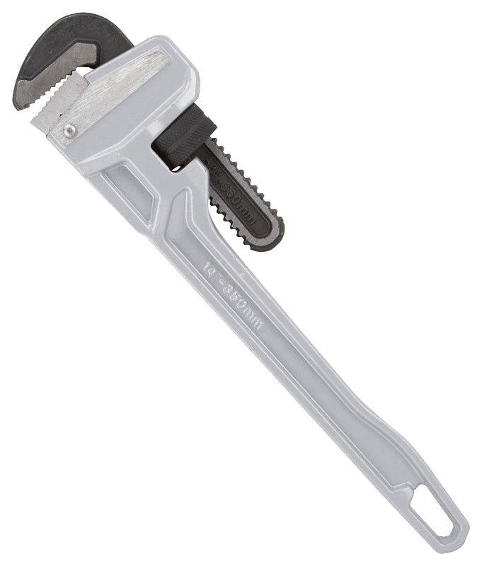 Vulcan JL40140 Pipe Wrench, 38 mm Jaw, 14 in L, Serrated Jaw, Aluminum ...