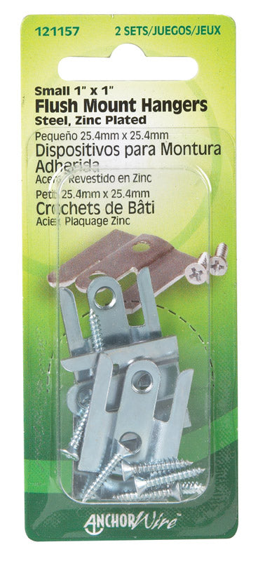 Hillman AnchorWire 1 lb. Steel Flush-Mount Picture Hanger 2 pk – Shell ...